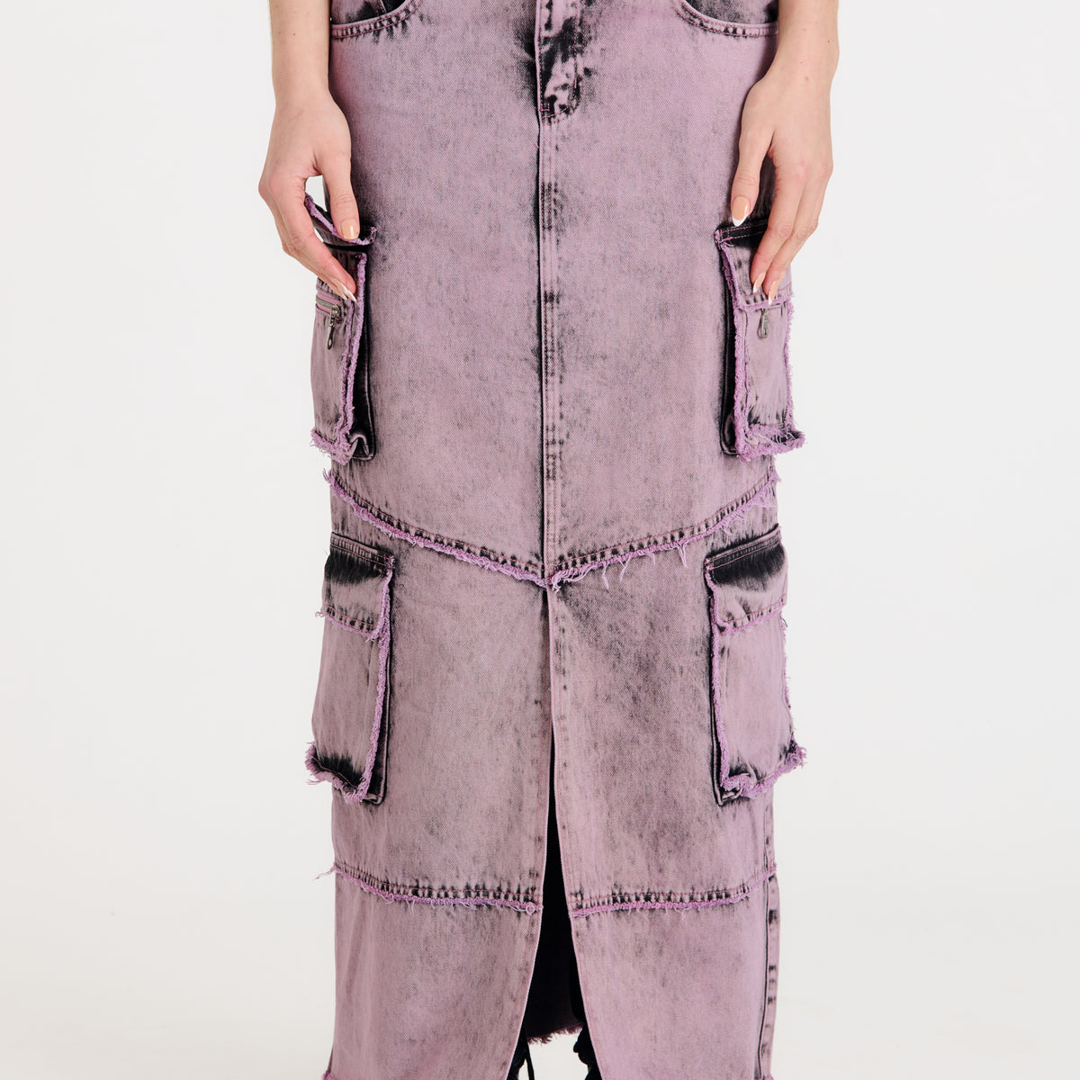 Vortex Denim Combat Maxi Skirt – The Ragged Priest