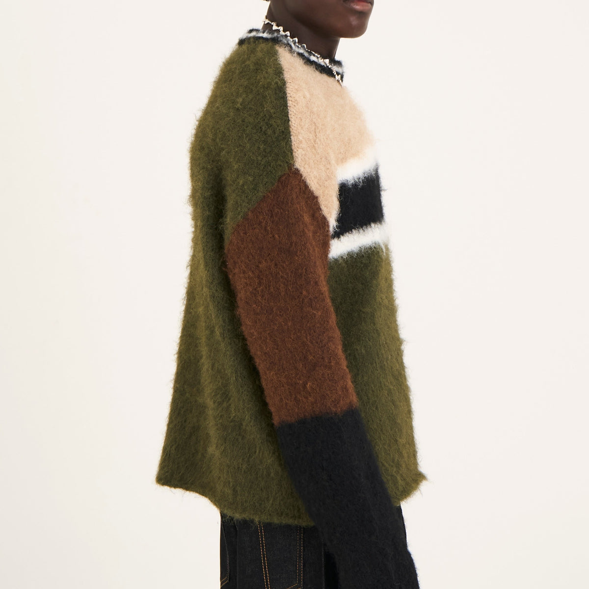 Patch Colourblock Stripe Knit – The Ragged Priest