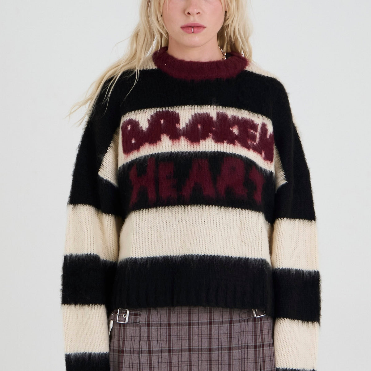 Tragic Stripe Graphic Knit – The Ragged Priest