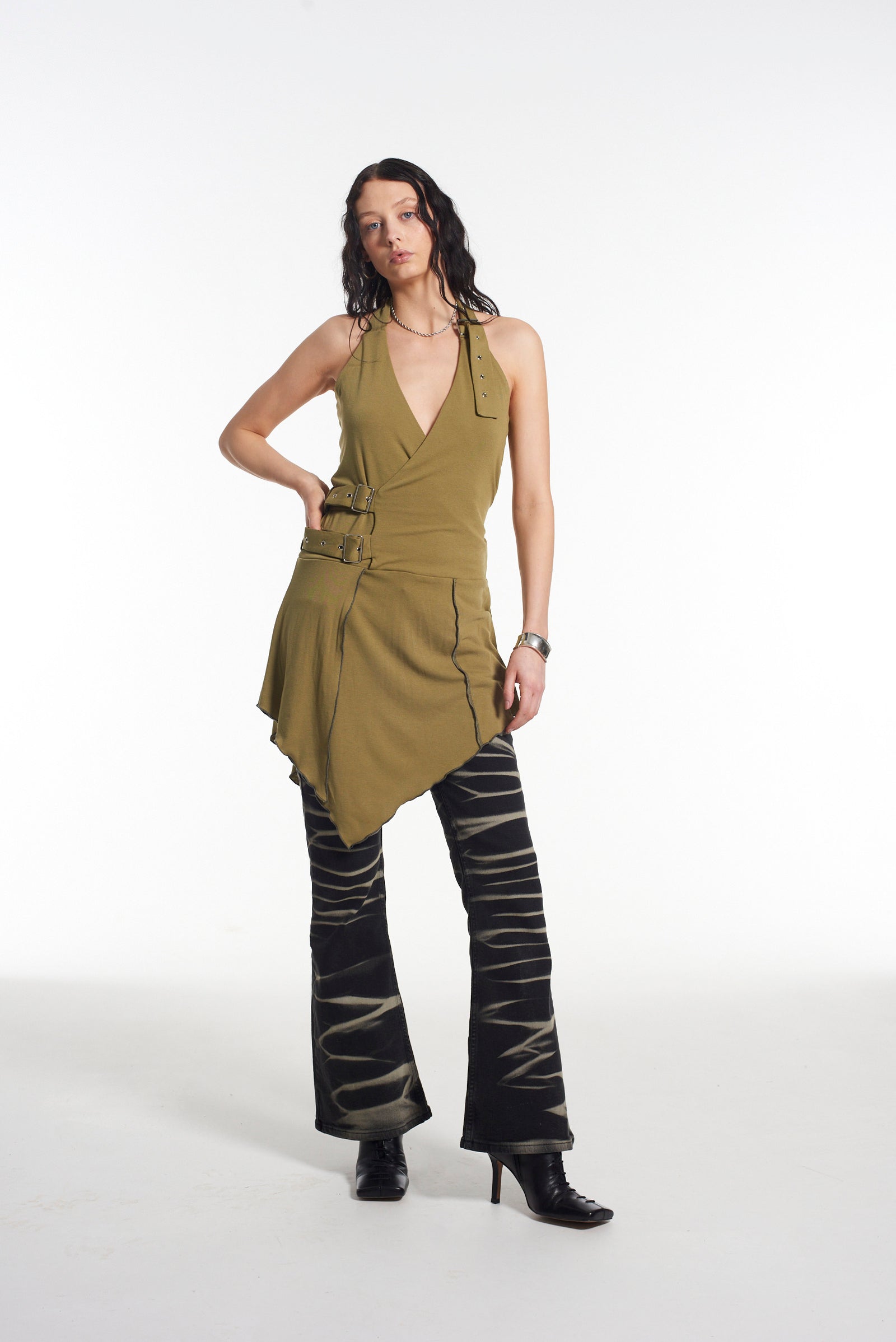 Stranded Halter Neck Dress – The Ragged Priest